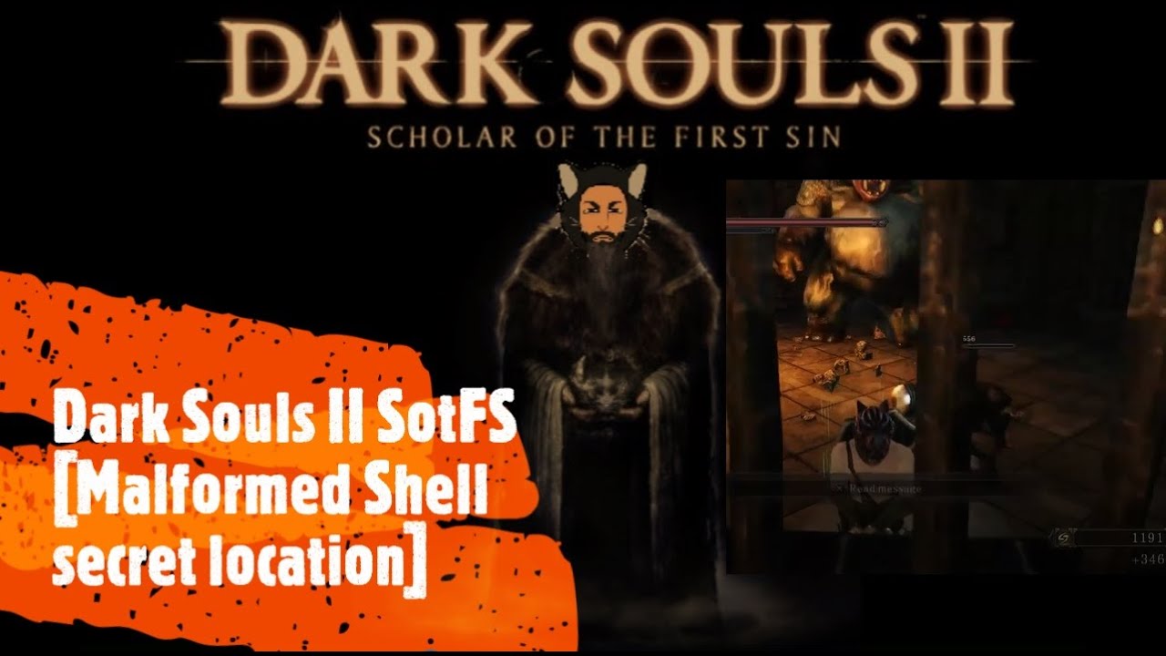 Dark Souls II SotFS [Malformed Shell secret location] - YouTube