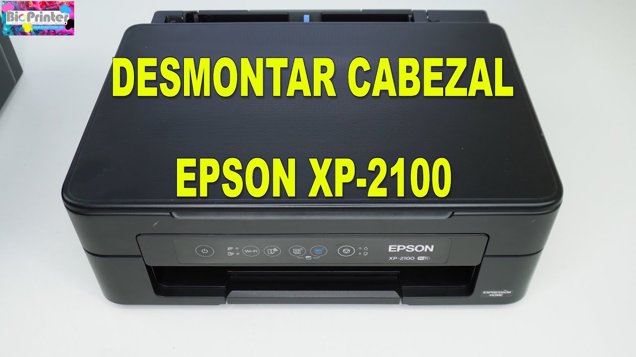 DESMONTAR CABEZAL EPSON XP-2200 XP-2100. PRINT HEAD EASY REMOVAL OF ...