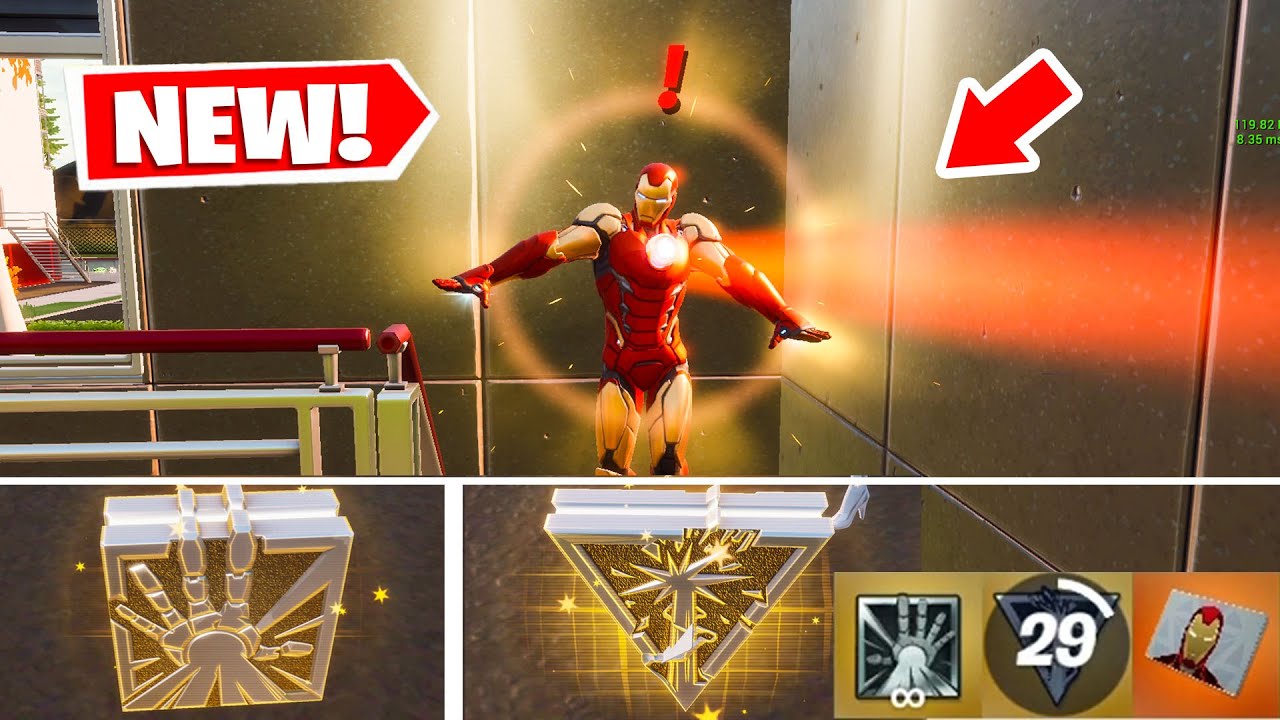 NEW IRON MAN MYTHIC BOSS, MYTHIC WEAPONS AND VAULT LOCATION in FORTNITE ...