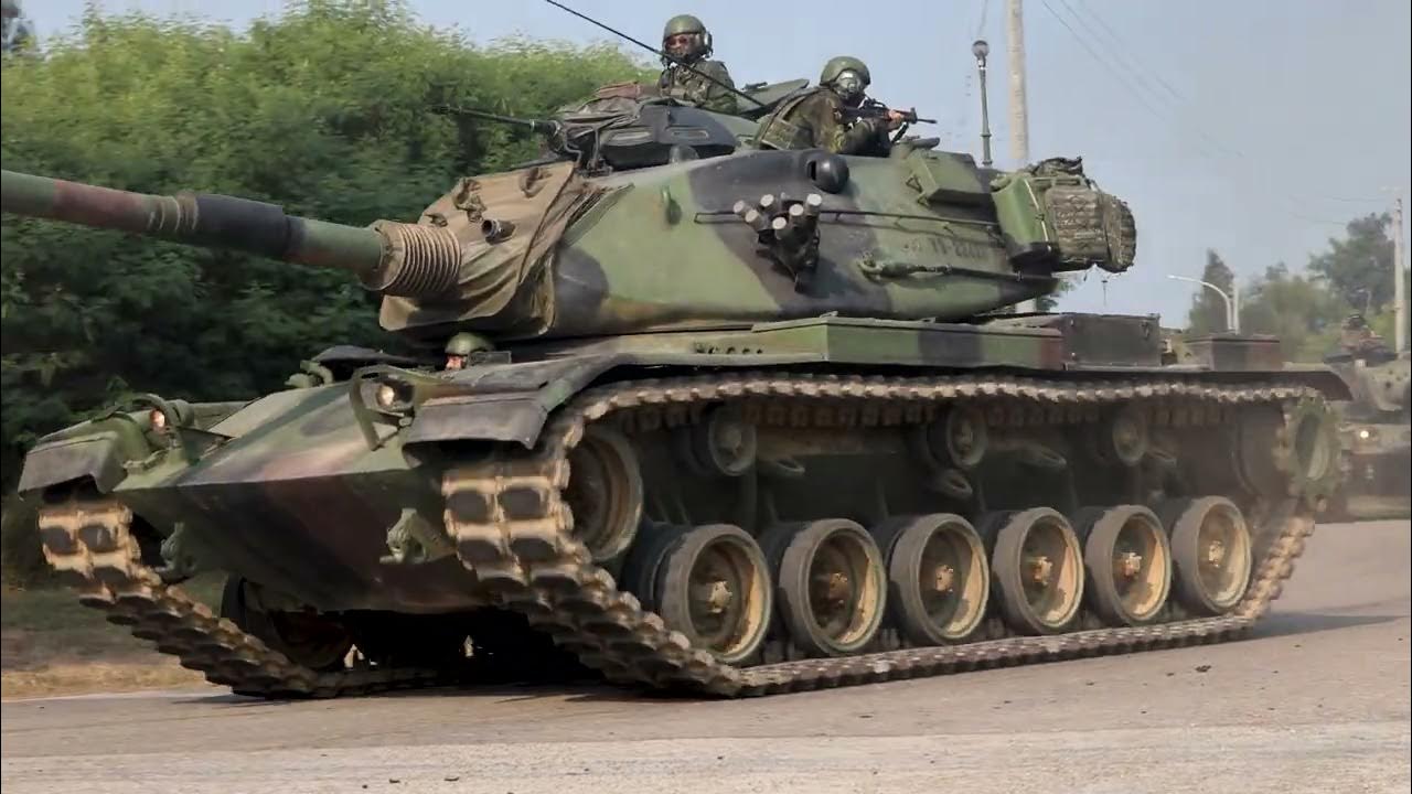 金門戰車機動M60A3 M88A1 - YouTube