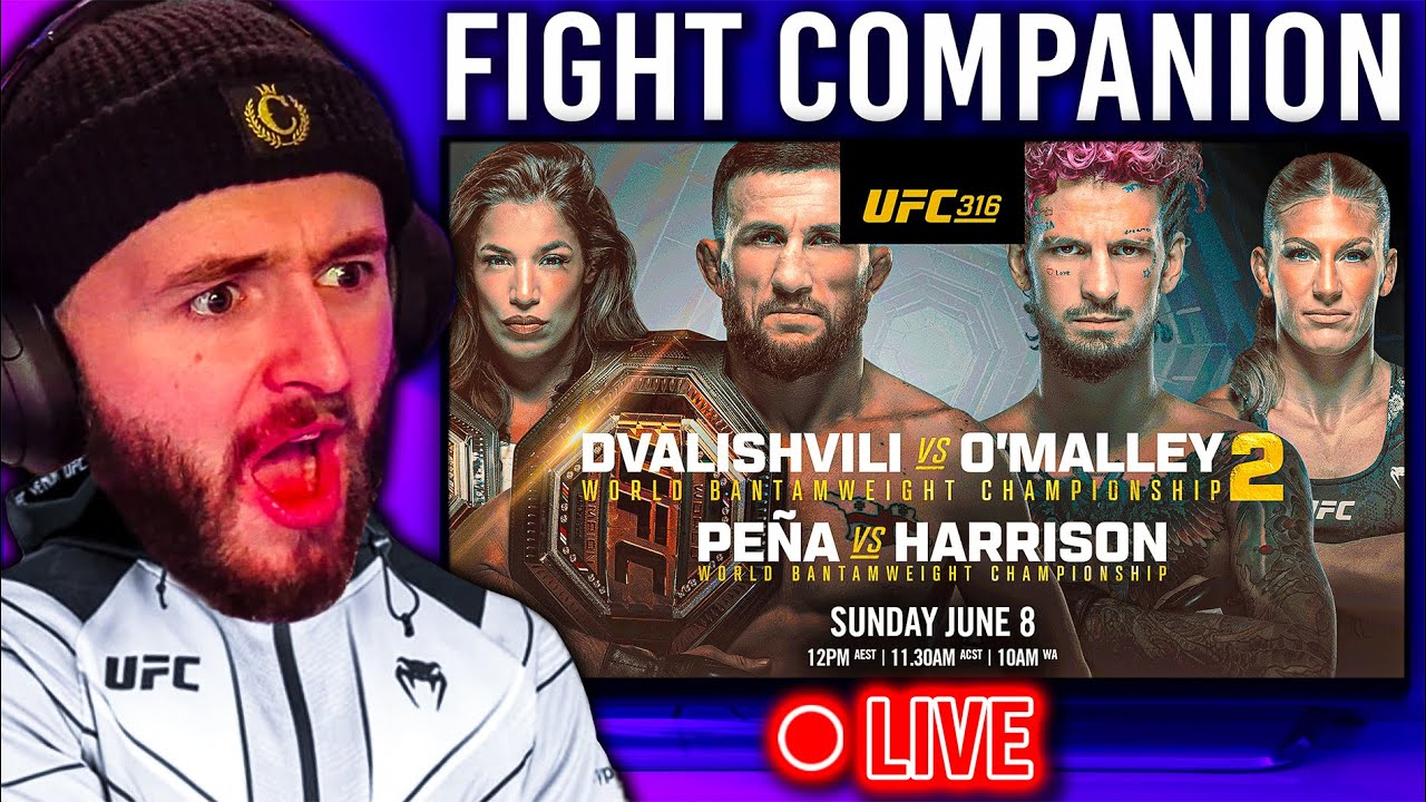 LIVE Reaction to UFC 316: Dvalishvili vs O'Malley! | 🔴 LIVE Fight ...