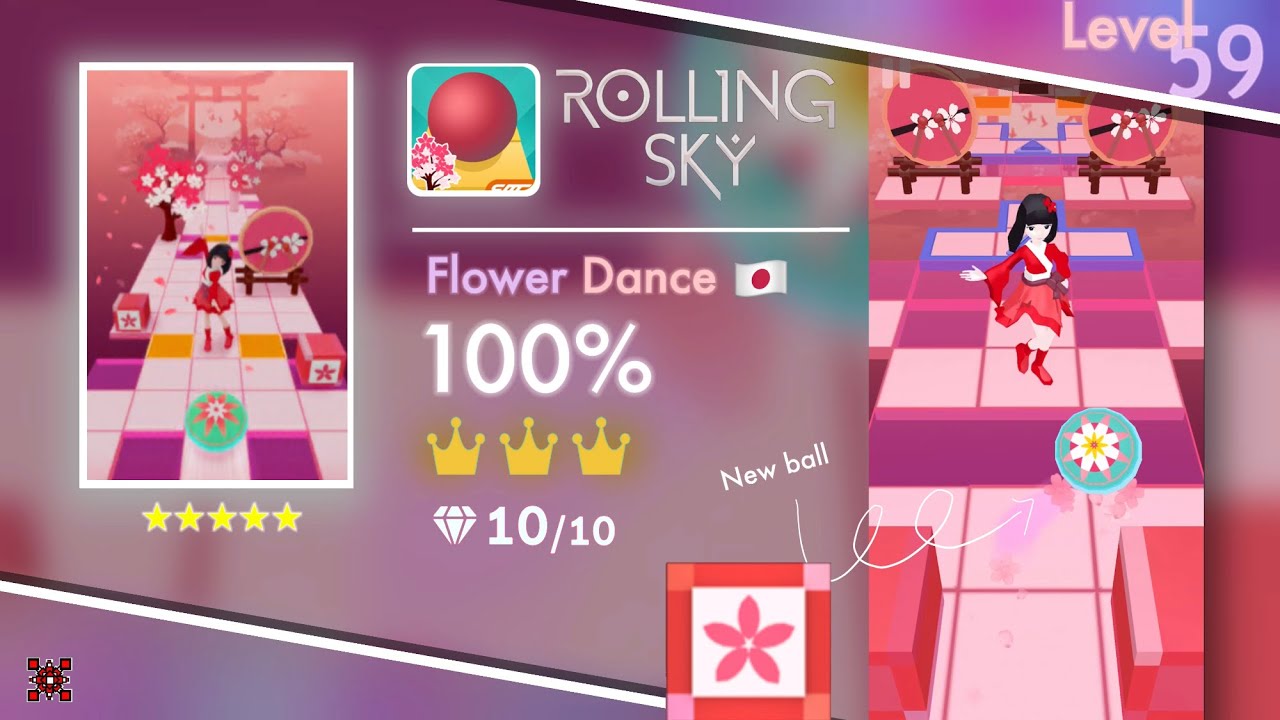 [Handball Skin] Flower Dance | Rolling Sky. - YouTube