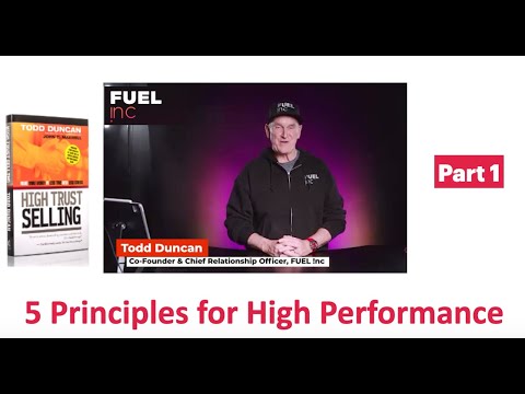 The Five Immutable Principles of High Performance - Part 1 - YouTube