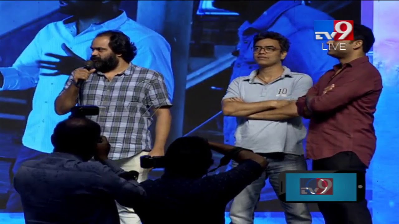 Poster Boys Anil & Bhanu Speaks at Anando Brahma Pre-Release Event ...