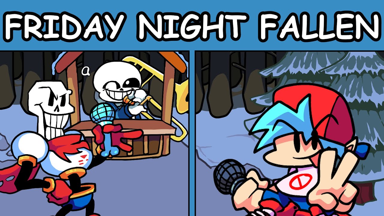 Vs Undertale - FNF FRIDAY NIGHT FALLEN - YouTube