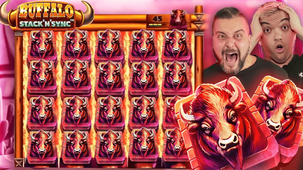 FULL SCREEN SNS ON BUFFALO STACK N SYNC GIVES MAX WIN POTENTIAL! - YouTube