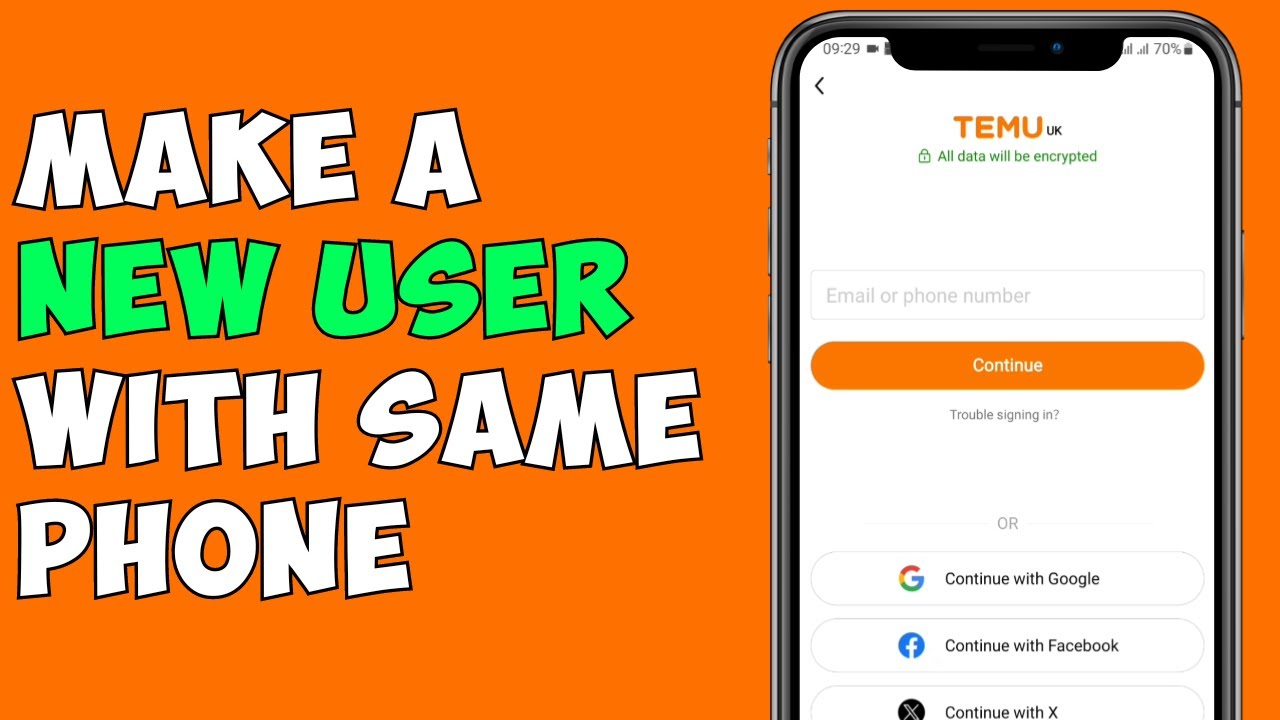 How To Make A New User With Same Phone On Temu App - YouTube