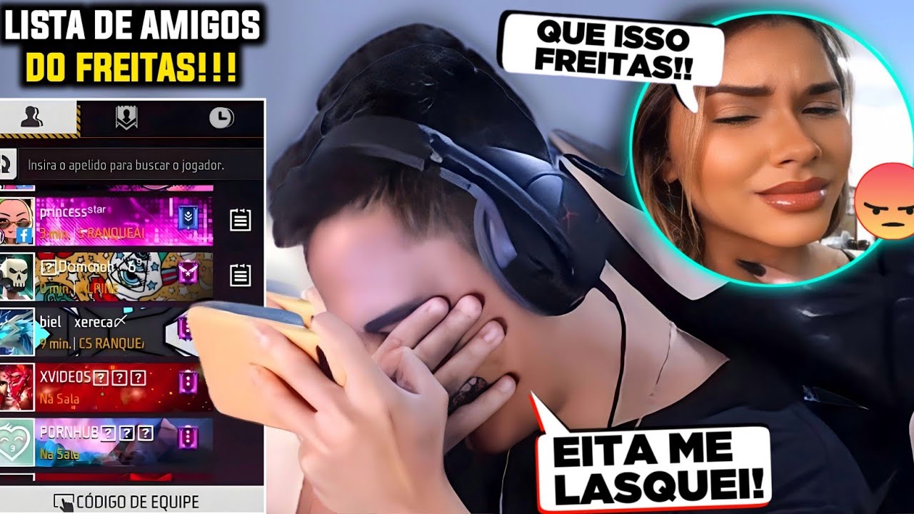 FREITAS NÃO DEVERIA TER DEIXADO ISSO VAZADO AO VIVO - FREE FIRE - YouTube