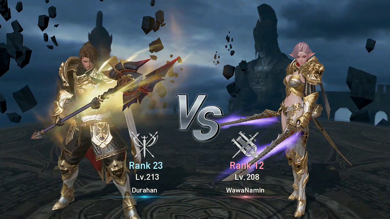 Lineage 2 Revolution Warlord Arena Rank 1 Climbing - YouTube