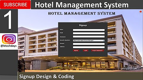 Hotel Management System in java (JFrame, Mysql Database, Netbeans IDE) - YouTube