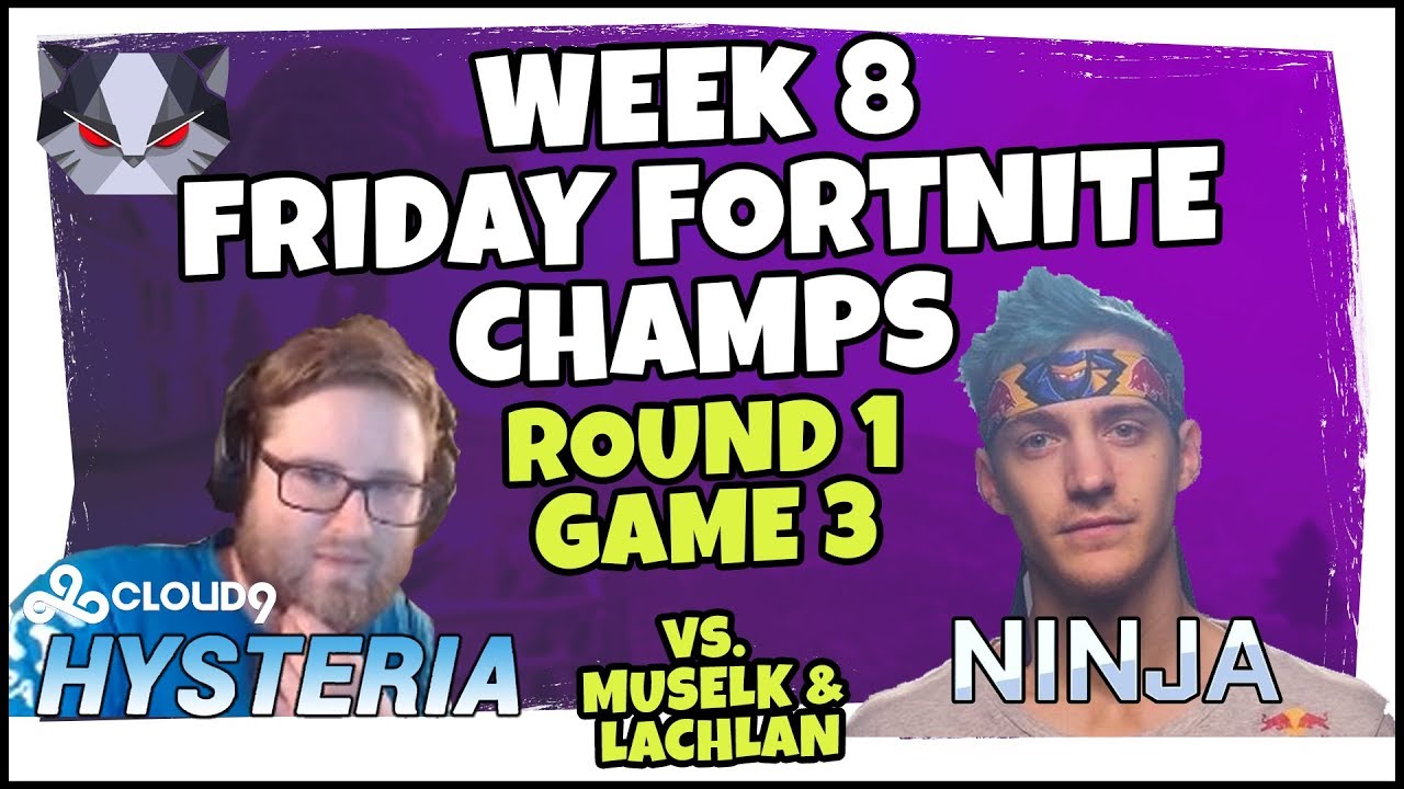 Hysteria | Friday Fortnite Champions with Ninja - THE ULTIMATE CLUTCH ...