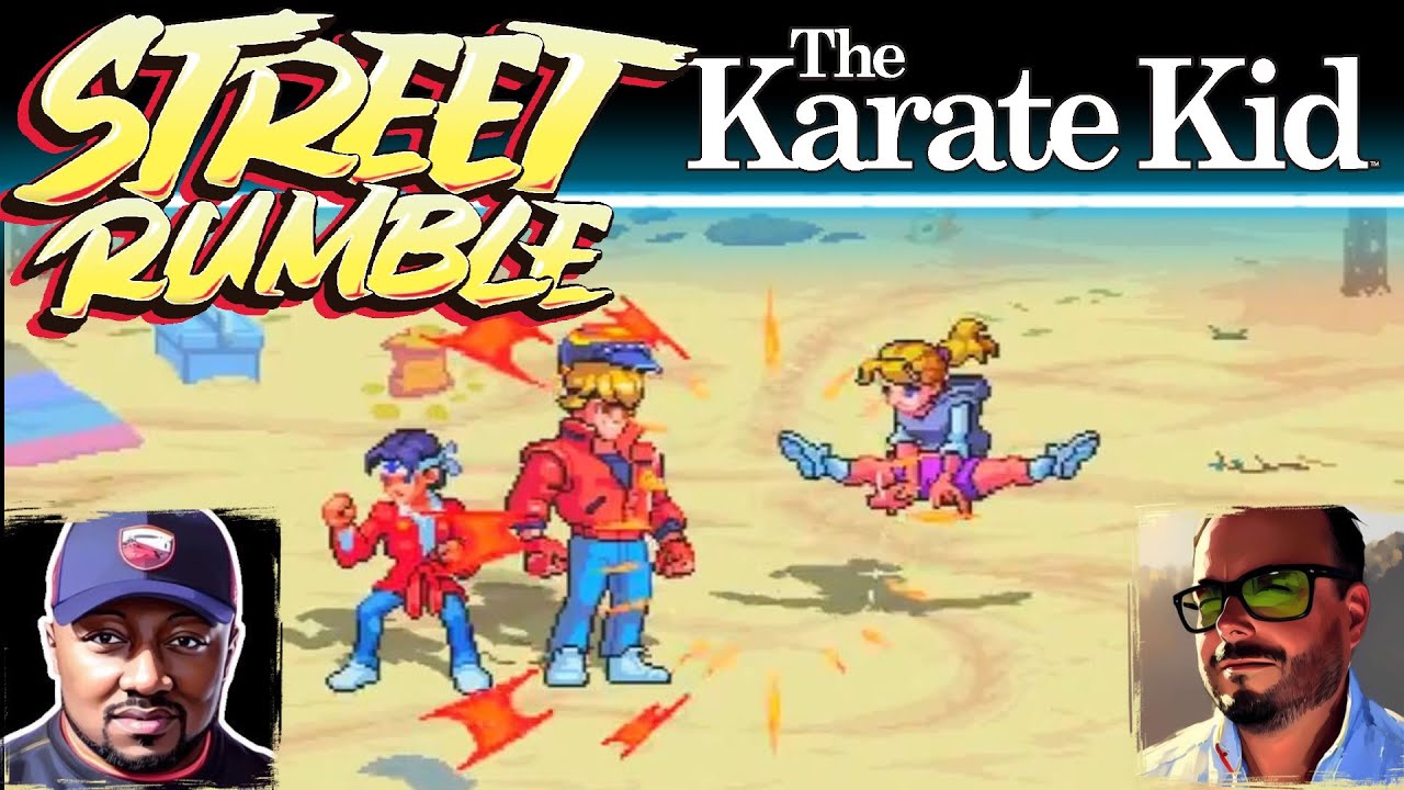 Karate Kid Street Rumble Gameplay Co-Op with Radical Reggie - Retro ...