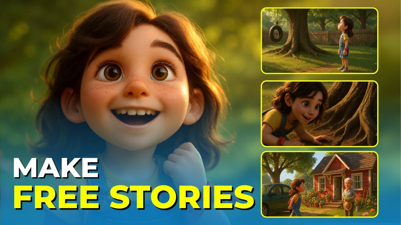 How to Create Full Animated Stories With AI For Free - YouTube