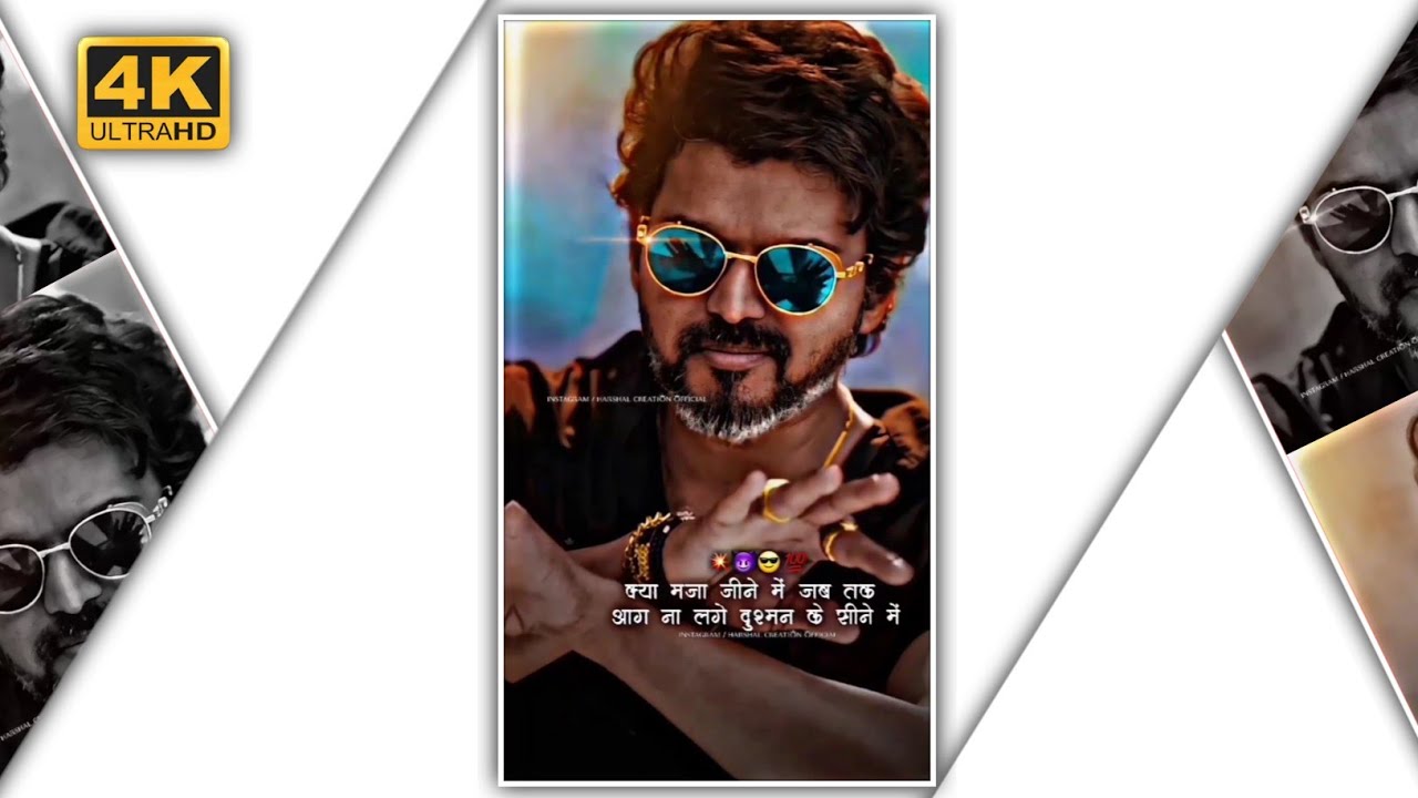 atitude status | Vijay attitude status HD | dj status 4k | #trending # ...