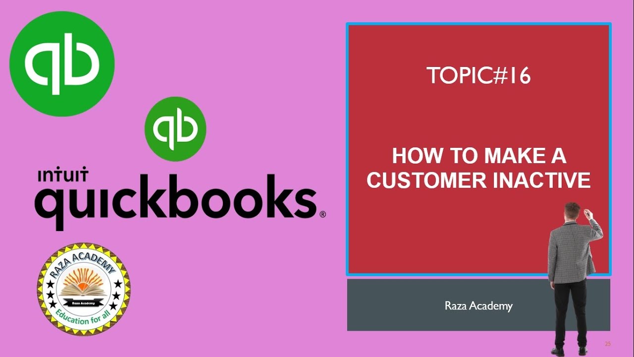 Topic16 || Working In The Customer Center: Make Customer Inactive in ...