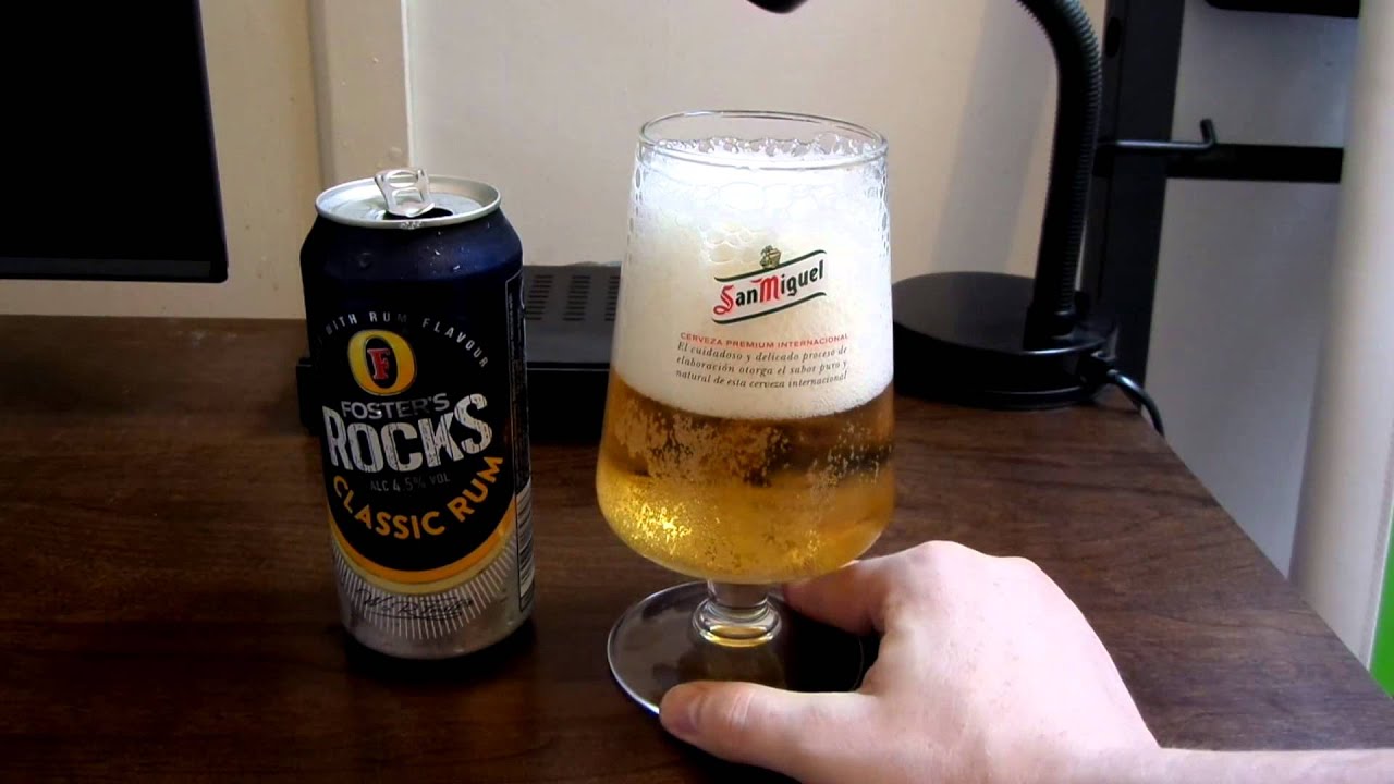 Fosters Rocks Classic Rum Review - YouTube