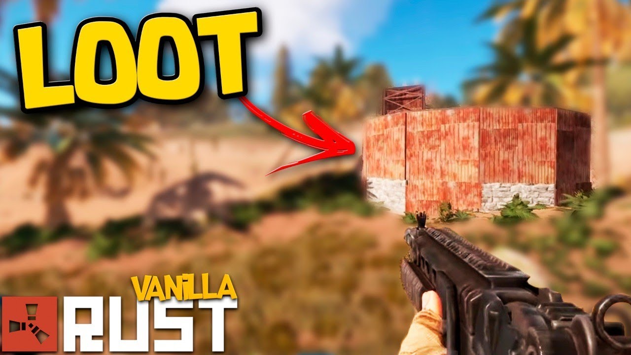 Rust Vanilla 🏰 A Base De Metal e o LOOT infinito - YouTube