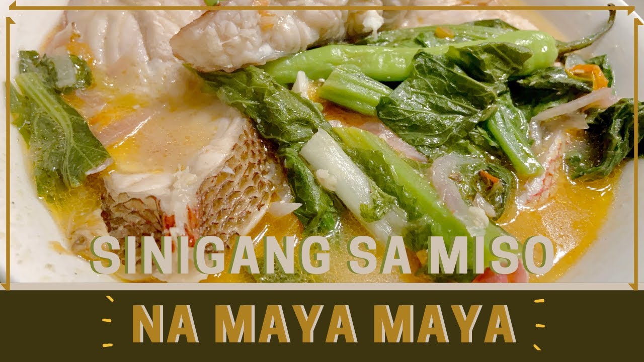 Sinigang sa Miso na Maya Maya | Sheila Santos Vlogs #sinigangsamiso # ...