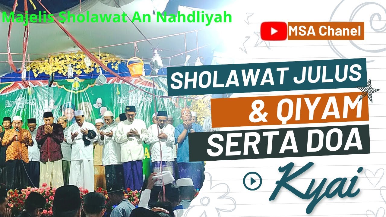Sholawat Bil Julus Dan Sholawat Bill Qiyam di Ust. Ridwan Hanafi, SH ...