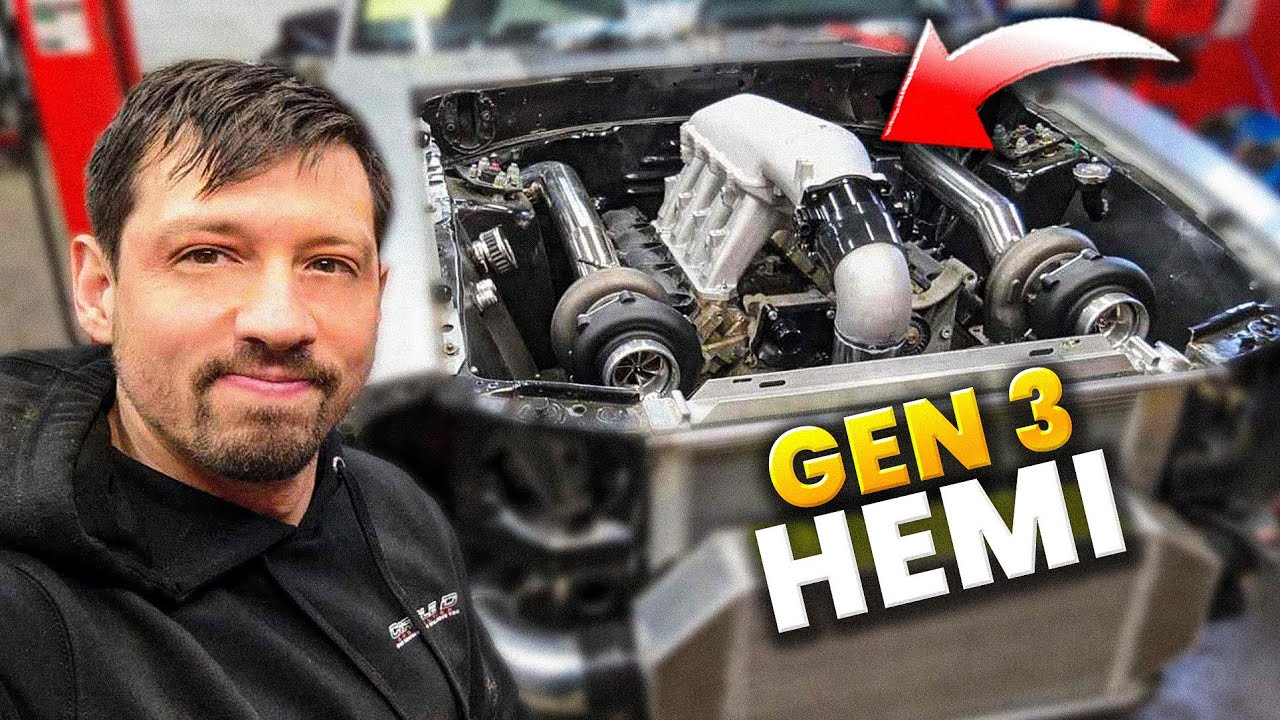 HemiFox Twin Turbo Hemi Engine Is Done - YouTube