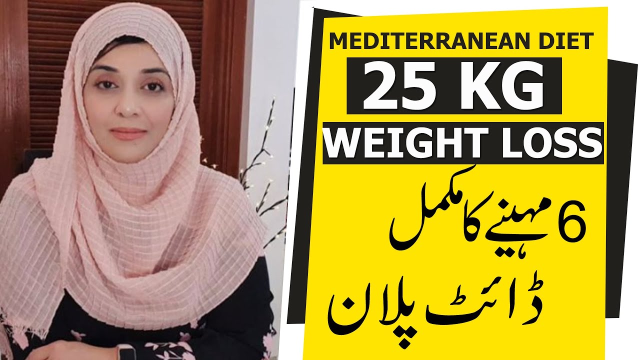 Lose Up to 25 Kg with this 6 Month Mediterranean Diet Plan by Dr. Sadia ...