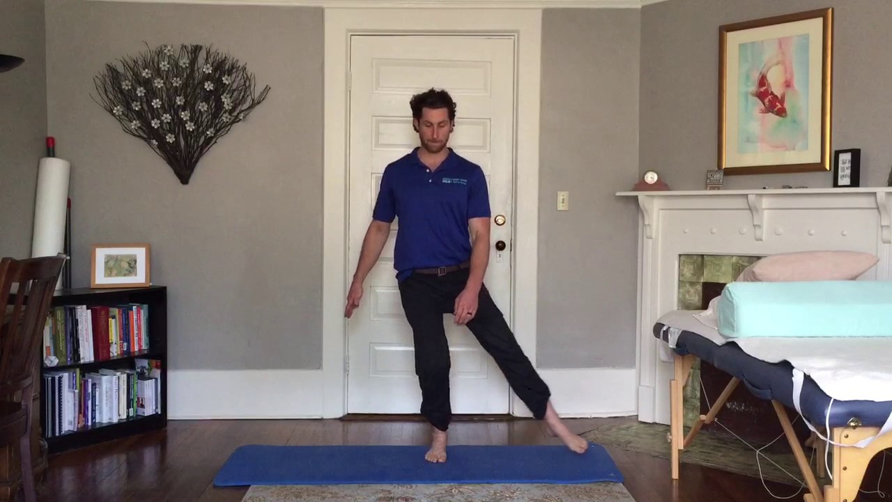 Gait Training- Clock Exercise - YouTube