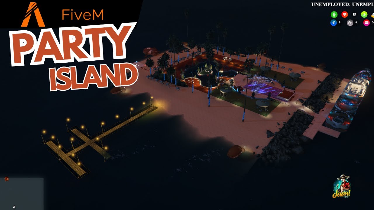Fivem Party Island (Fivem Party) - Fivem MLO/Custom Fivem Mlo - YouTube
