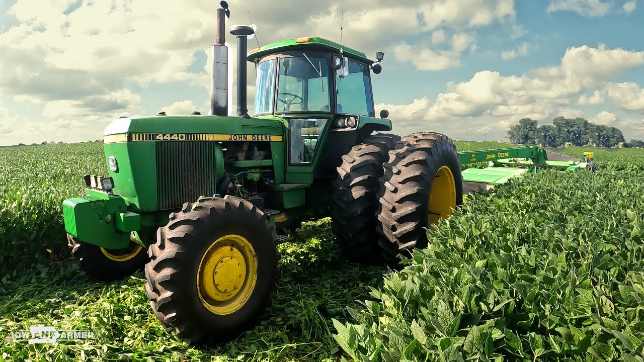 Mowing SOYBEANS for HAY! - Land Improvement projects in a DROUGHT ...