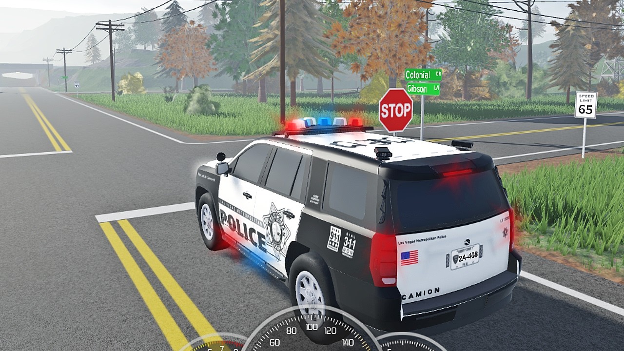 LAS VEGAS POLICE PATROL! | ER:LC (Roblox) - YouTube