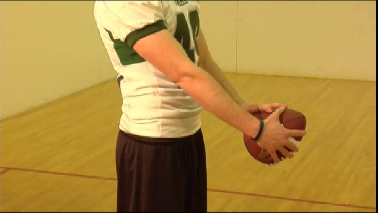Passback Football Drill- Long Snapper Warmup - YouTube