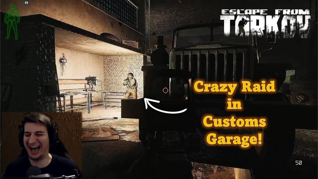 Monster Raid in Customs Garage - YouTube