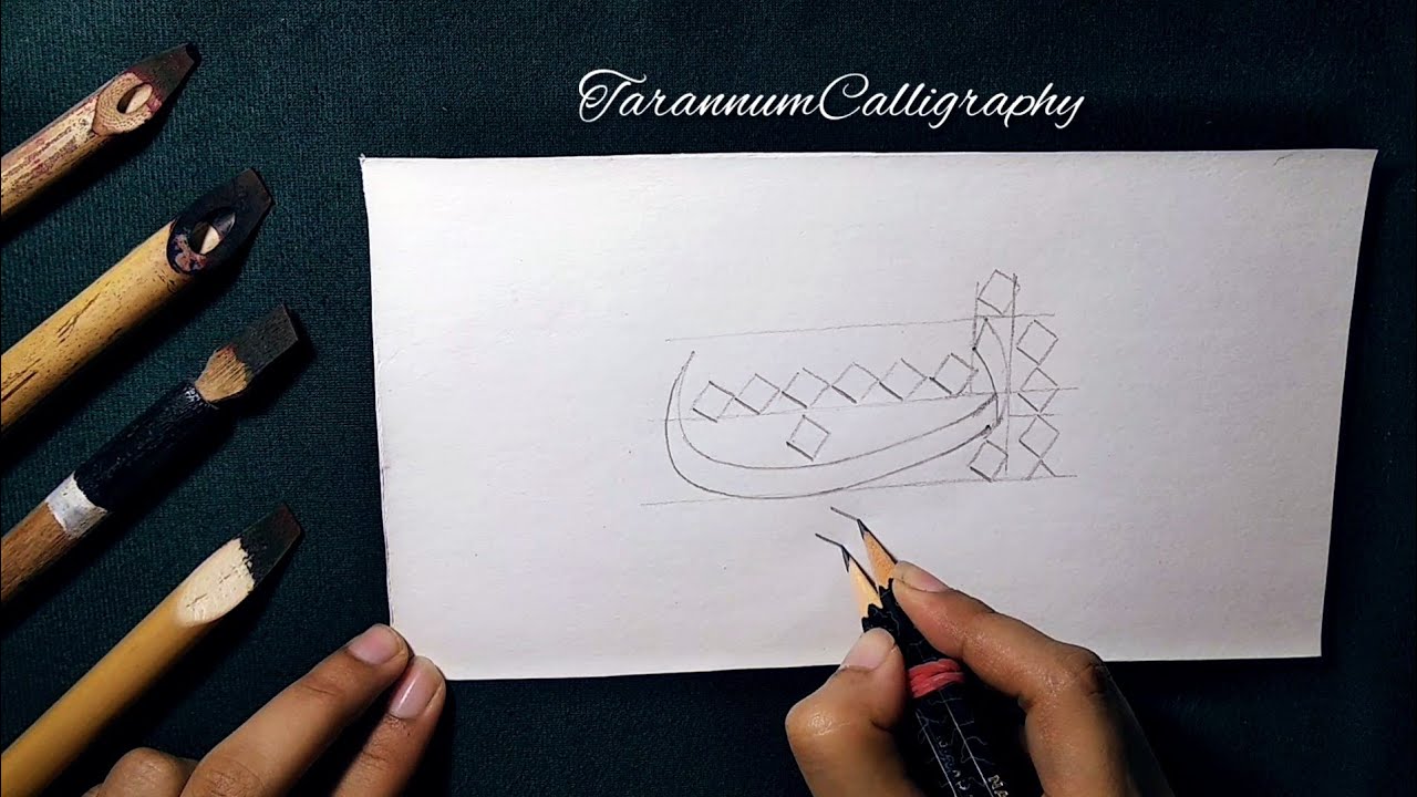 Arabic Calligraphy for Beginners(Thuluth Course)| How to write "Baa ...