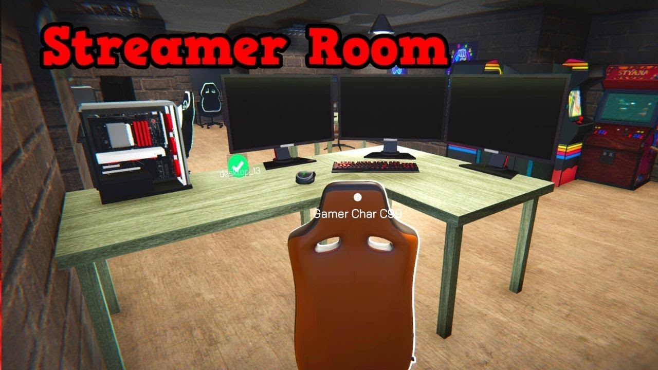 Streamer Room - Internet Cafe Simulator - YouTube