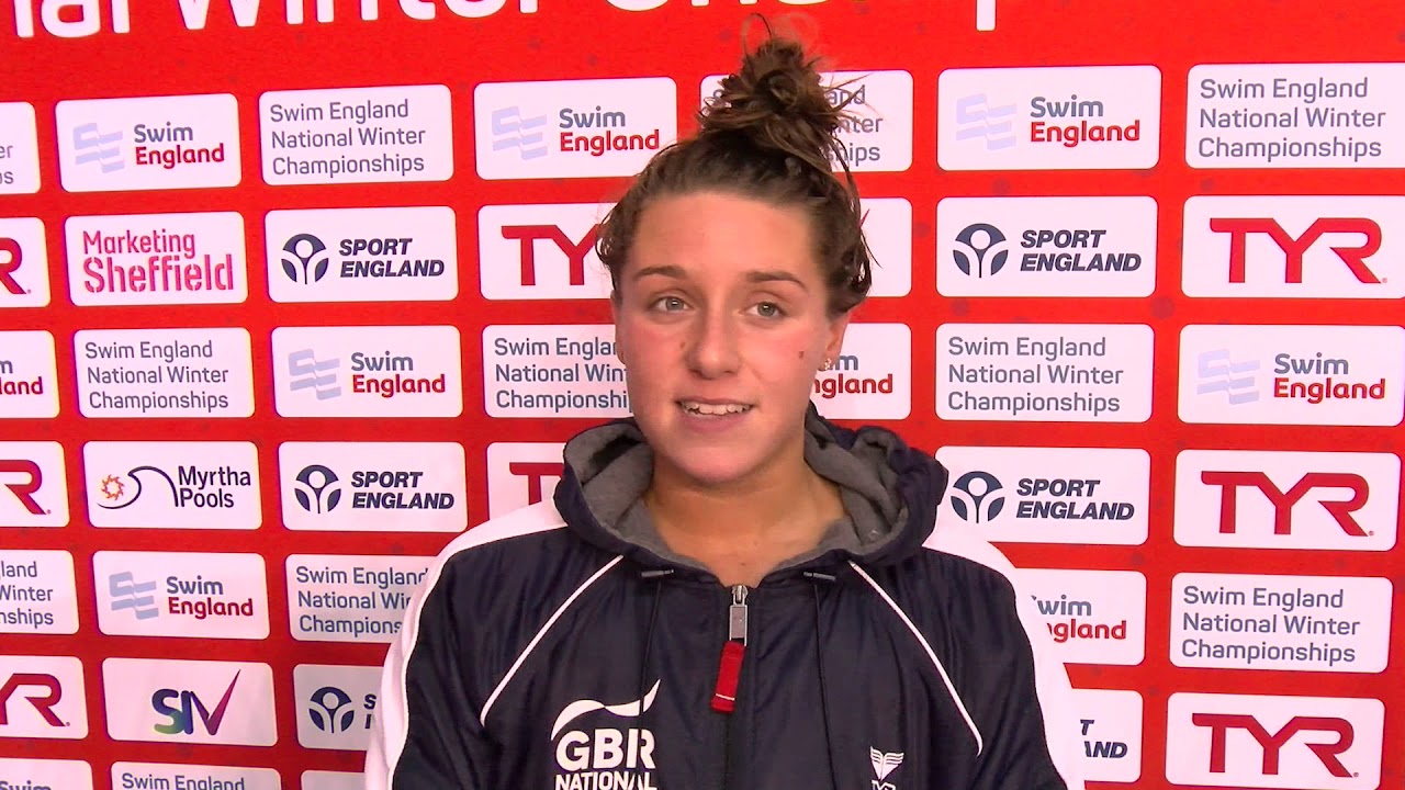 Jessica Fullalove 100m Back Post Race Interview | National Winter ...