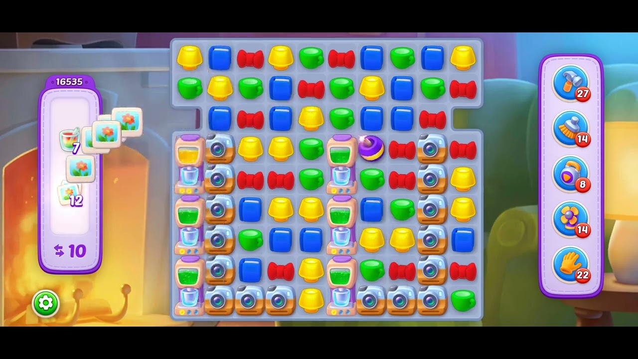 Homescapes Hard Level 16535 - YouTube