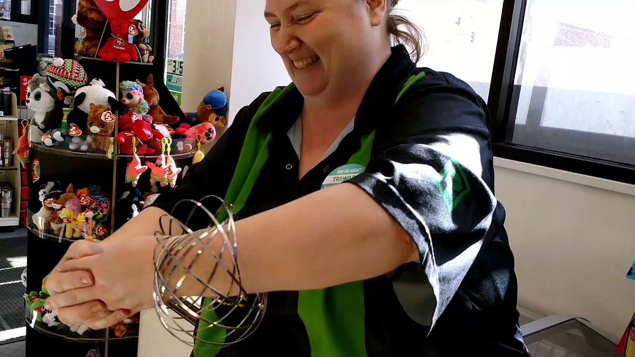 Arm Slinky is Crazy Fun - YouTube