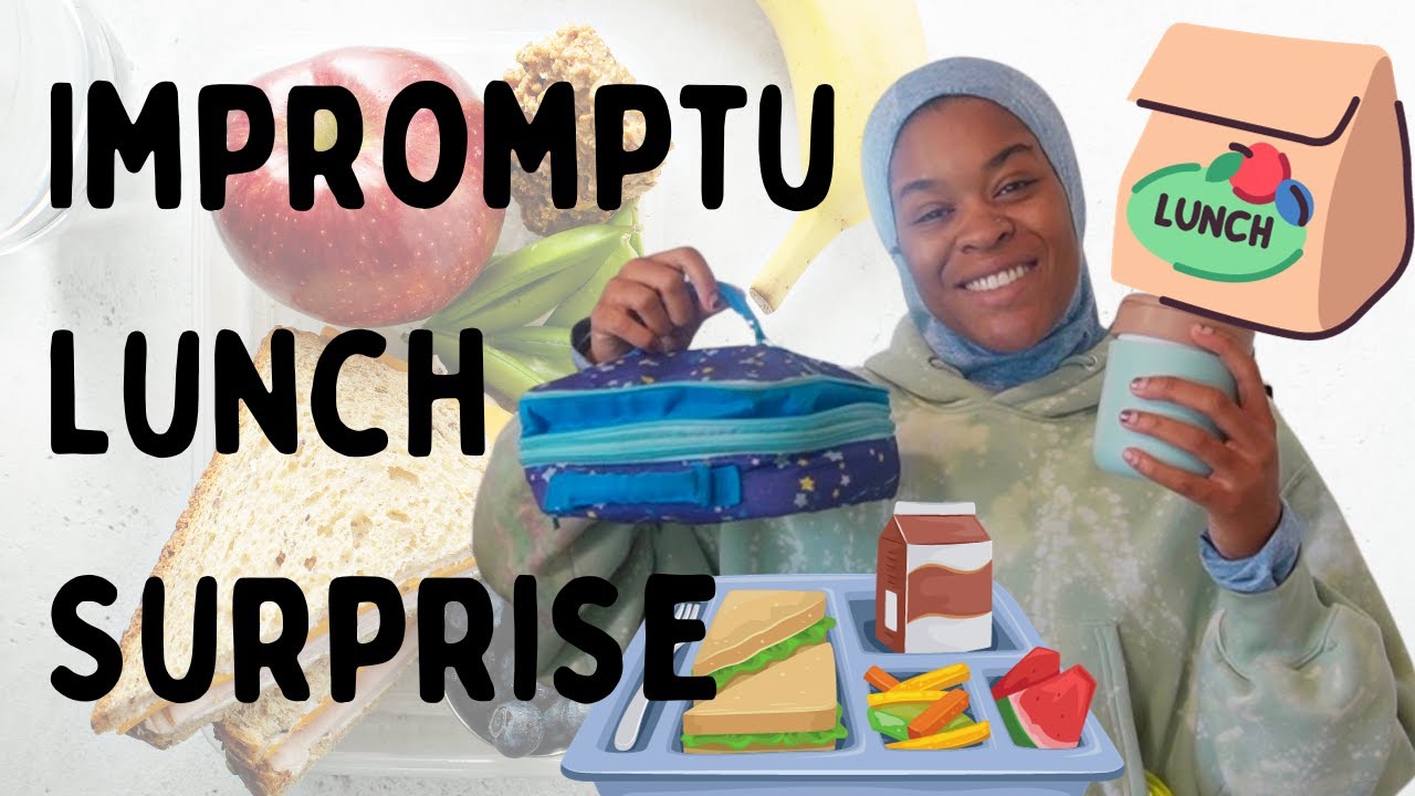 Imma Mutha! Impromptu School Lunch Surprise - YouTube