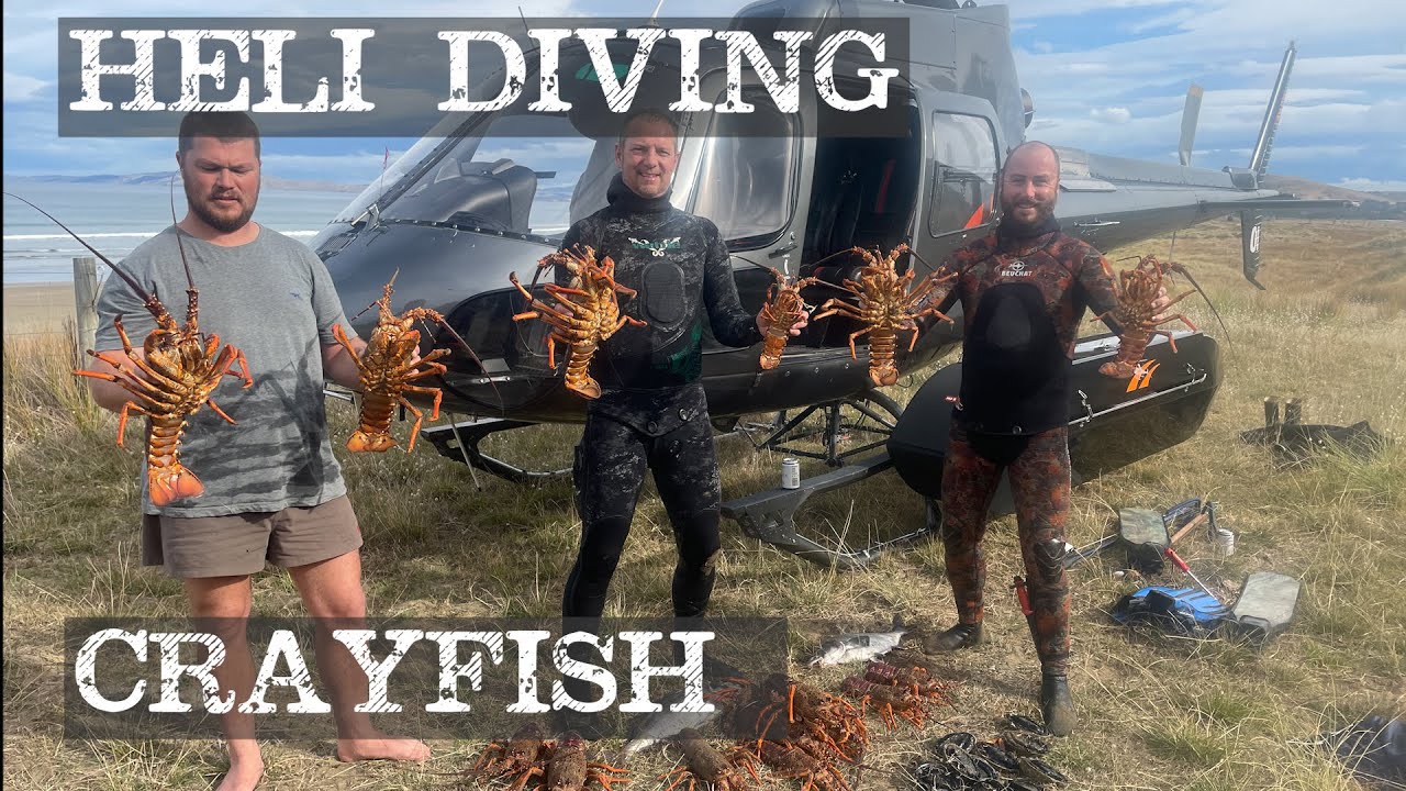 Heli Diving for Crayfish - Mission - YouTube
