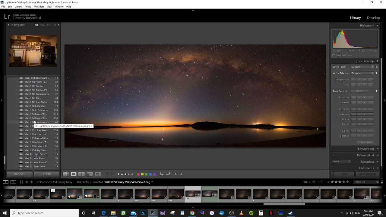 Learn Create: How to create a Panorama in Lightroom - YouTube