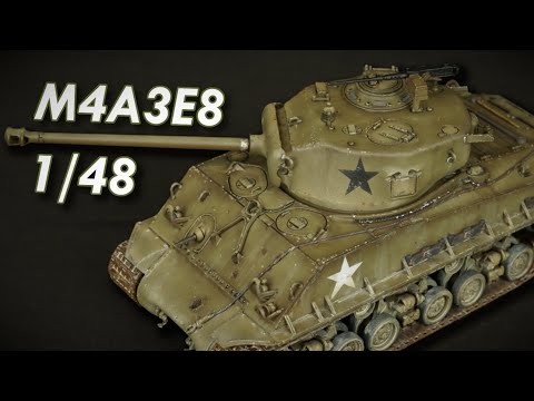 A flawless kit! Building Tamiya's 1/48 M4A3E8 | Full Build in 4K