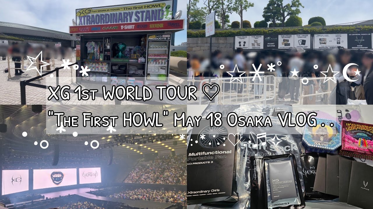 【XG】XG 1st WORLD TOUR "The First HOWL" Vlog ♡#ALPHAZ #XG - YouTube
