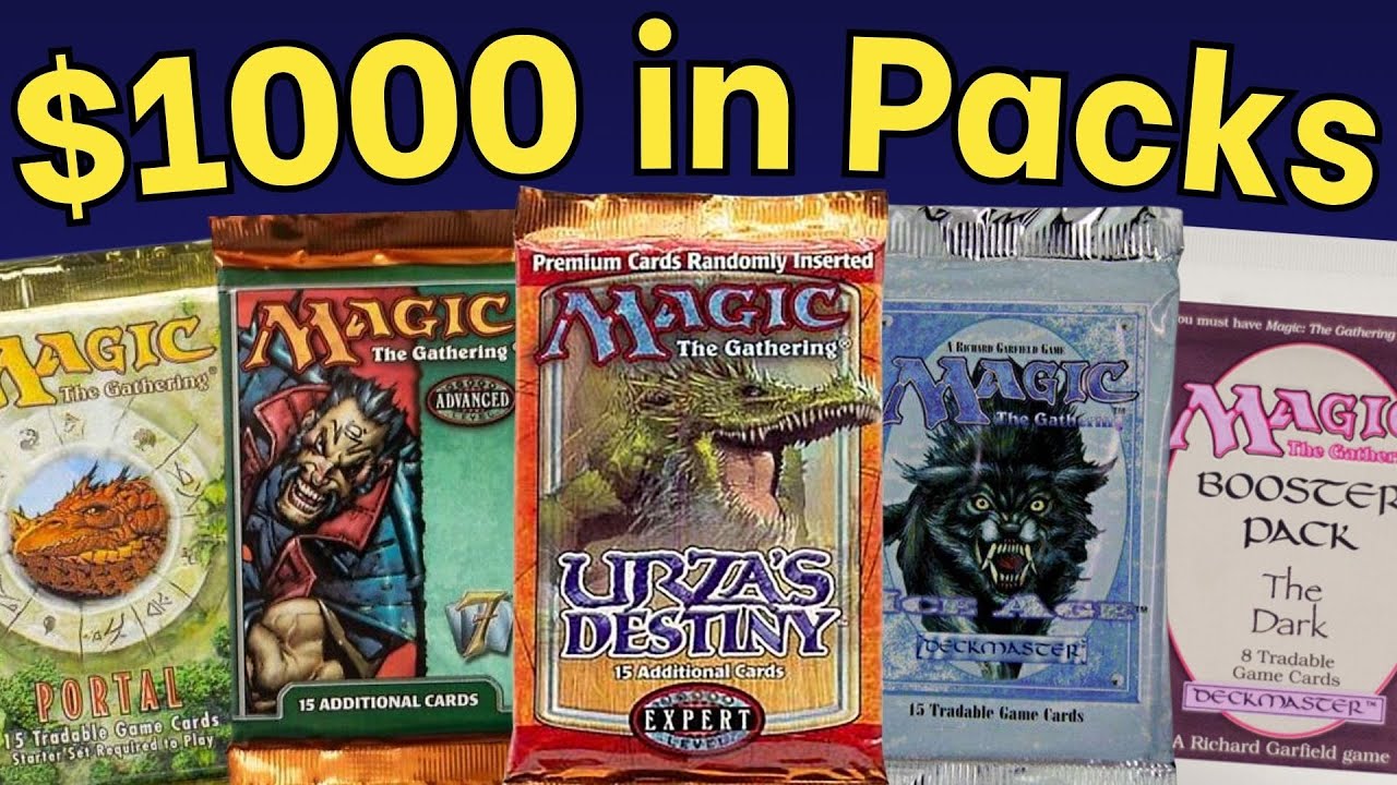 Opening Vintage MTG Packs - YouTube