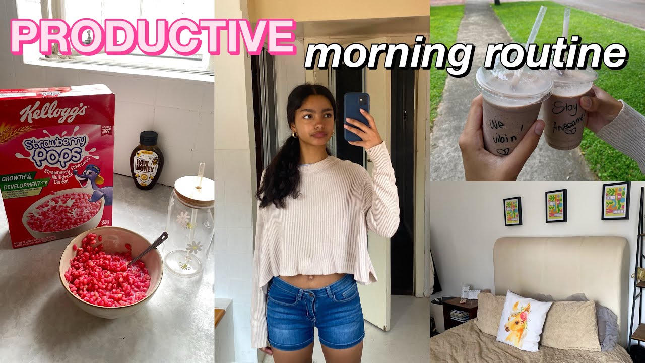 9am productive morning routine🍵 - YouTube