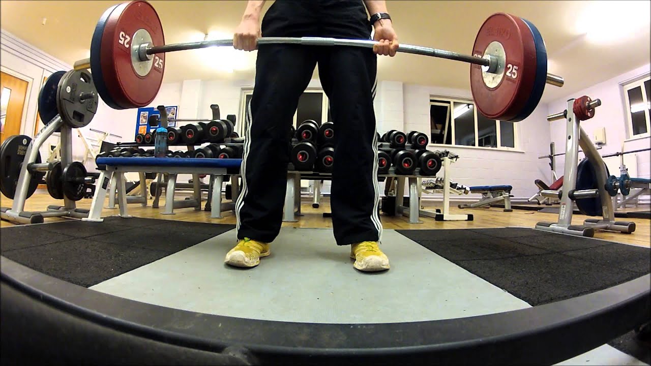 Deadlift 110kg / 242lbs - YouTube