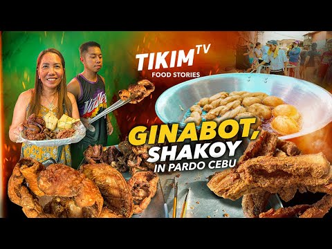 Local CEBUANO STREET FOOD You Must Try | GINABOT, SHAKOY in PARDO CEBU CITY | TIKIM TV