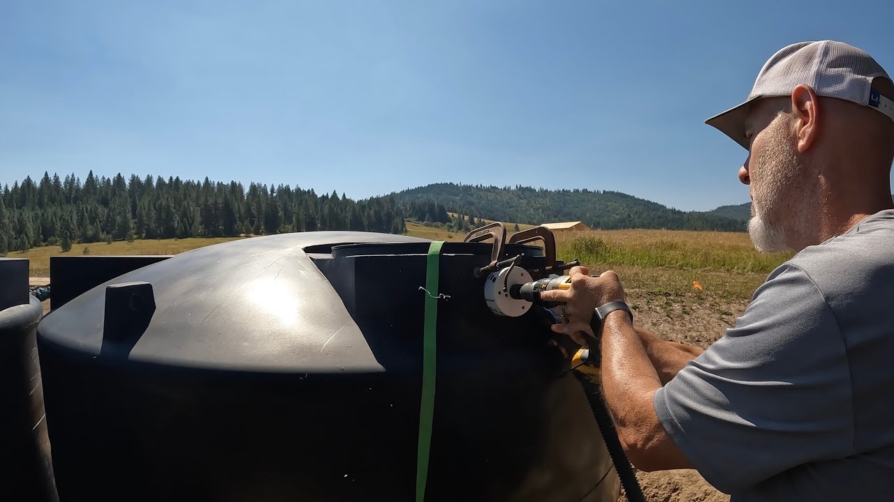 The next step in our MASSIVE RAINWATER COLLECTION SYSTEM // Connecting ...