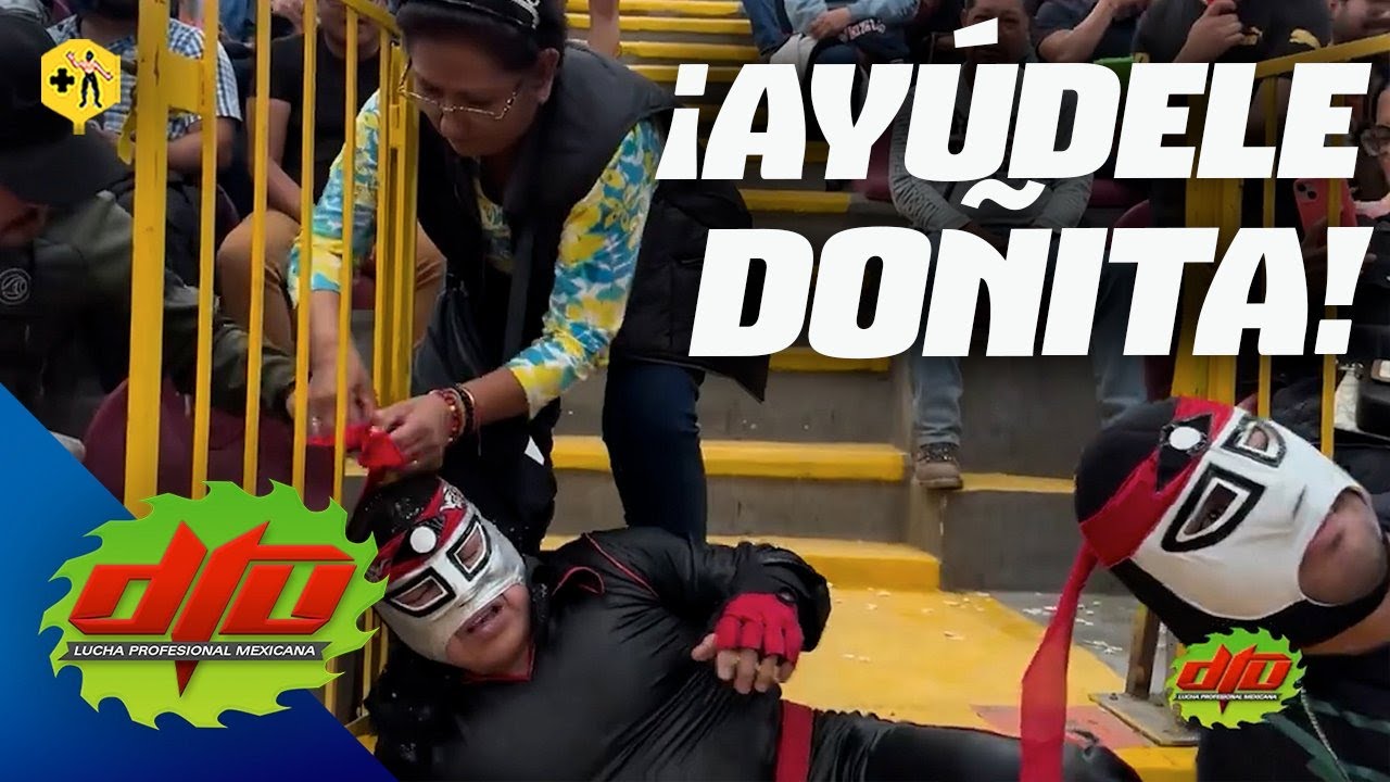 Mascarita Sagrada, Octagoncito y Mini Vikingo vs Drago Kid, Mini ...