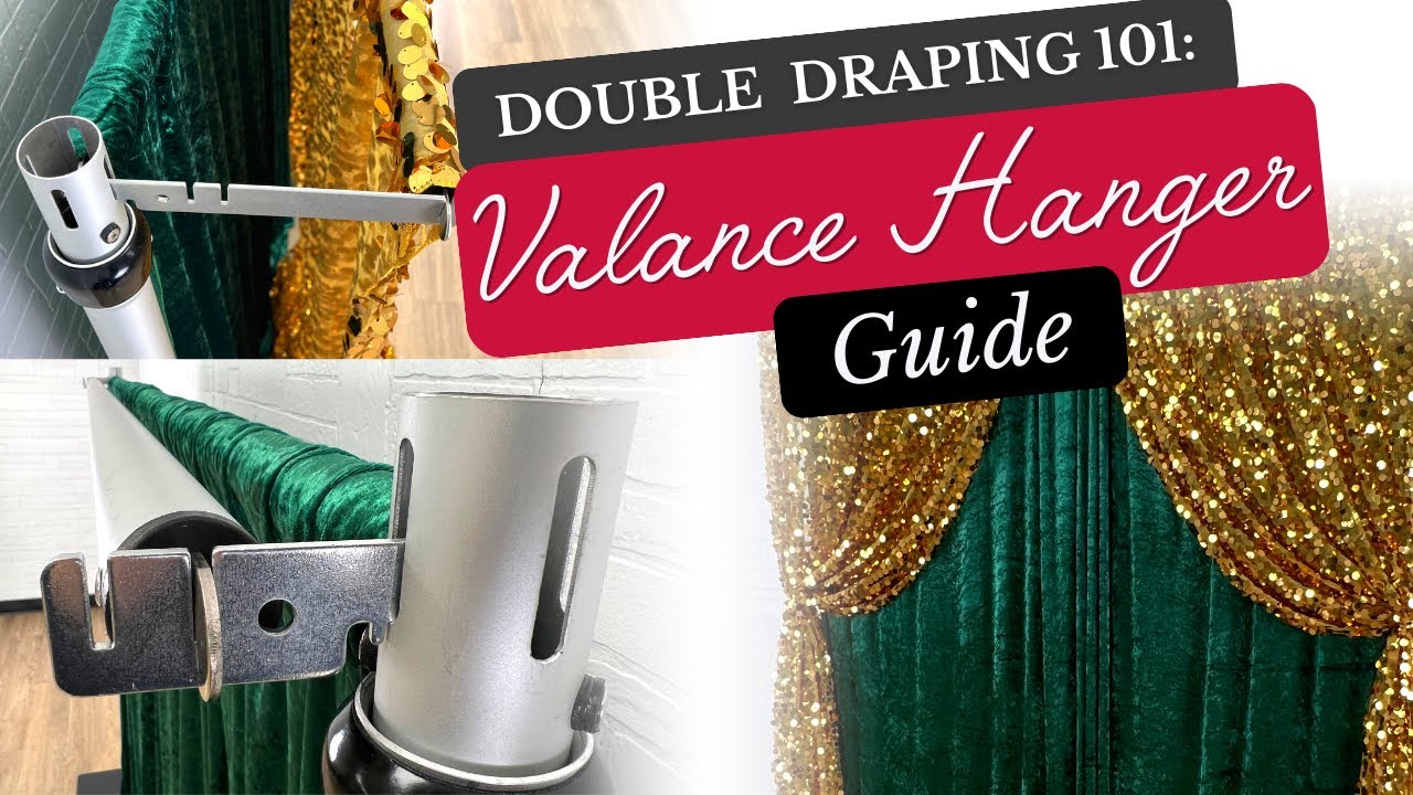 Double Draping Design Must Have | Valance Hanger Guide - YouTube