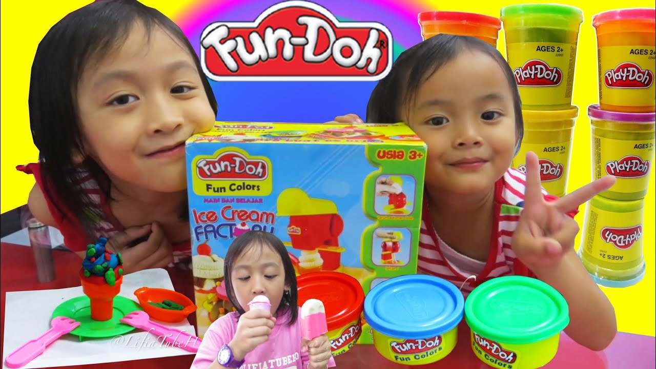 Unboxing Play Doh Ice Cream Factory playset toys @Lifiatubehd - YouTube