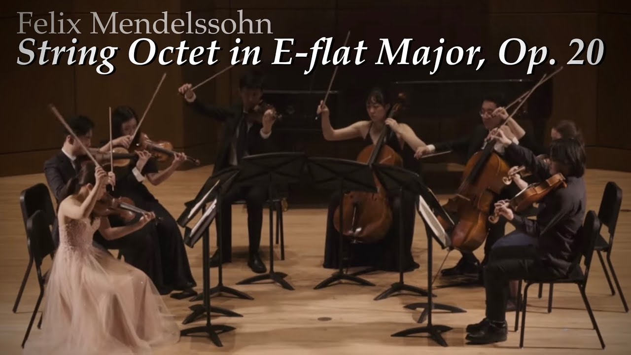 Felix Mendelssohn, String Octet in E-flat Major, Op. 20 - YouTube